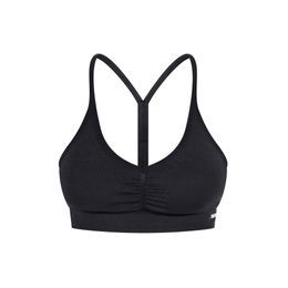 Smilodox Sport BH ' Solid Scrunch ' Damen Gr&ouml;&szlig;e M schwarz