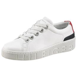 Tommy Hilfiger Sneaker 'Sandie 1A' Damen Gr&ouml;&szlig;e 40 rot / schwarz / wei&szlig;