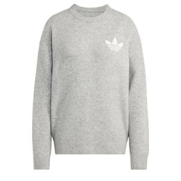 adidas originals Pullover 'Athletic Dept' Damen Gr&ouml;&szlig;e XXL grau / offwhite