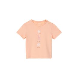 s.Oliver Shirt M&auml;dchen Gr&ouml;&szlig;e 86 pastellorange / hellpink / wei&szlig;