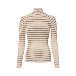 Marie Lund Pullover Damen Gr&ouml;&szlig;e M beige / dunkelbeige