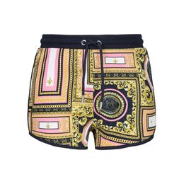 19V69 Italia Shorts 'MADRISSA BAROQUE' Damen Gr&ouml;&szlig;e 40 navy / goldgelb / hellpink / wei&szlig;