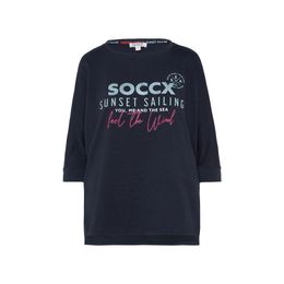 SOCCX Shirt Damen Gr&ouml;&szlig;e M/L marine / aqua / pink