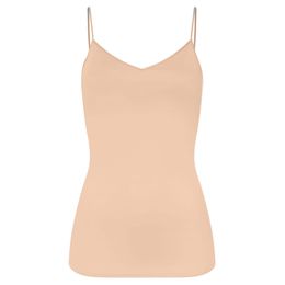 Hanro Unterhemd 'Cotton Seamless' Damen Gr&ouml;&szlig;e M beige