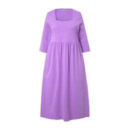 Ulla Popken Kleid Damen Gr&ouml;&szlig;e 58/60 lavendel Winterkleid