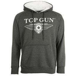 Top Gun Kapuzenpullover 'TG20201043' Herren Gr&ouml;&szlig;e XL graumeliert / wei&szlig;