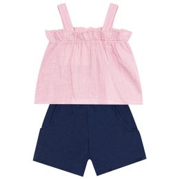 Denokids Set 'Frill Muslin' M&auml;dchen Gr&ouml;&szlig;e 104 pink