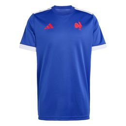 adidas Performance T-Shirt 'Frankreich Rugby Replica Home Fan' Herren Gr&ouml;&szlig;e XXL blutrot / knallrot / naturwei&szlig;