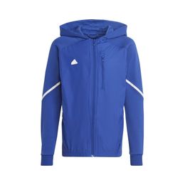 adidas Performance Sportjacke Jungen Gr&ouml;&szlig;e 128 blau / wei&szlig;