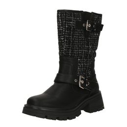 Mustang Stiefel Damen Gr&ouml;&szlig;e 42 schwarz / naturwei&szlig; Winterschuhe