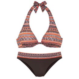 Buffalo Bikini Damen Gr&ouml;&szlig;e L braun / mischfarben