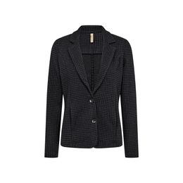 soyaconcept Blazer 'ISOBEL 1' Damen Gr&ouml;&szlig;e 36 grau / schwarz