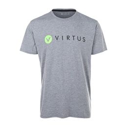 Virtus Shirt 'EDWARDO' Herren Gr&ouml;&szlig;e S grau / hellgr&uuml;n / schwarz