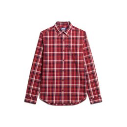 Superdry & Co Hemd Herren Gr&ouml;&szlig;e XXXL rot / dunkelrot / wei&szlig;