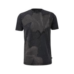 QS T-Shirt Herren Gr&ouml;&szlig;e M dunkelgrau / schwarz