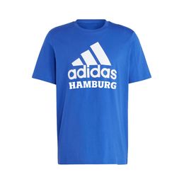 adidas Performance Funktionsshirt 'Hamburger SV' Herren Gr&ouml;&szlig;e XXL blau / wei&szlig;