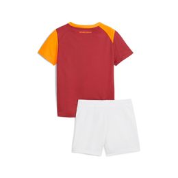 Puma Trainingsanzug Jungen Gr&ouml;&szlig;e 104 orange / rot / wei&szlig;