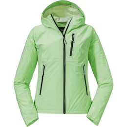 Sch&ouml;ffel Sch&ouml;ffel Outdoorjacke 'Tegelberg' Damen Gr&ouml;&szlig;e L hellgr&uuml;n / schwarz / wei&szlig;