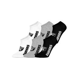 Huddle Socken 'Las Vegas Raiders' Herren Gr&ouml;&szlig;e 39/42 grau / schwarz / wei&szlig;