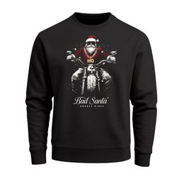Neverless Sweatshirt 'Bad Santa' Herren Gr&ouml;&szlig;e M schwarz