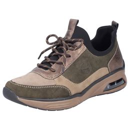 Rieker Sneaker Damen Gr&ouml;&szlig;e 37 beige / taupe / oliv
