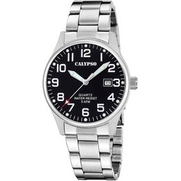 Calypso Watches Uhr Herren Gr&ouml;&szlig;e One Size schwarz / silber