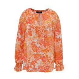 Aniston Selected Bluse Damen Gr&ouml;&szlig;e XL orange / wei&szlig;
