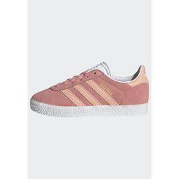 adidas originals Sneaker 'Gazelle' Jungen Gr&ouml;&szlig;e 28.5 puder / altrosa / wei&szlig;