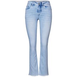 Street One Studio Flared Jeans Damen Gr&ouml;&szlig;e 32 hellblau