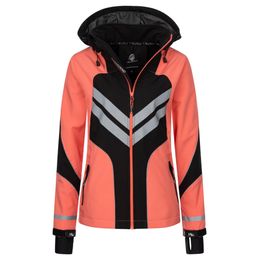 Rock Creek Outdoorjacke Damen Gr&ouml;&szlig;e L grau / koralle / schwarz