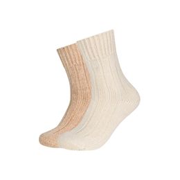 Camano Socken Damen Gr&ouml;&szlig;e 43/46 sand / offwhite