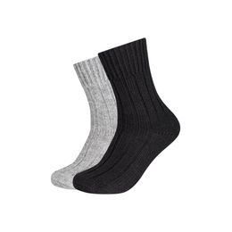 Camano Socken Damen Gr&ouml;&szlig;e 43/46 grau / schwarz