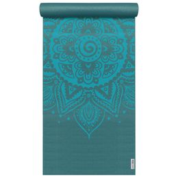 YOGISTAR.COM Yogamatte 'Basic Art Collection Spiral Mandala' Herren Gr&ouml;&szlig;e One Size aqua / petrol