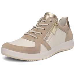 Ara Sneaker Damen Gr&ouml;&szlig;e 41.5 beige / hellbraun / goldgelb