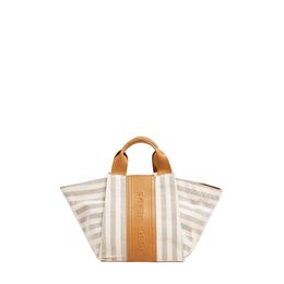 Pepe Jeans Handtasche 'Aria Niza' Damen Gr&ouml;&szlig;e One Size creme / cognac / grau