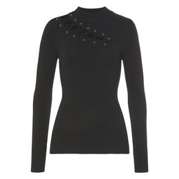 Melrose Pullover Damen Gr&ouml;&szlig;e XS/S schwarz