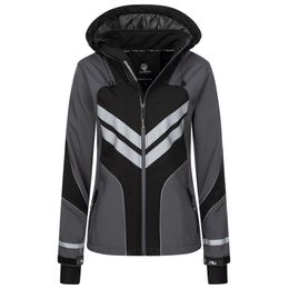 Rock Creek Outdoorjacke Damen Gr&ouml;&szlig;e XS anthrazit / silbergrau / schwarz