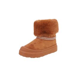 Ital-Design Snowboots Damen Gr&ouml;&szlig;e 38 camel Winterschuhe
