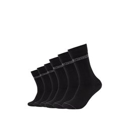 Mustang Socken Herren Gr&ouml;&szlig;e 39/42 dunkelgrau / schwarz