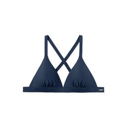 Schiesser Triangel-Bikini-Top ' Mix & Match Swim ' Damen Gr&ouml;&szlig;e 75 blau