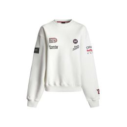 Red Bull Racing X Pepe Jeans Sweatshirt 'EST 2004 CREW' Damen Gr&ouml;&szlig;e L blutrot / schwarz / wei&szlig;