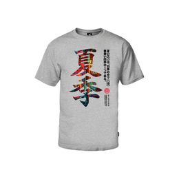 Oldskull T-Shirt 'Asian Kanji Street' Herren Gr&ouml;&szlig;e XL grau