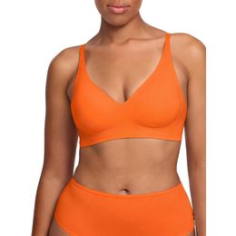Cfab By Creamy Fabrics BH 'Comfort Push-Up BH' Damen Gr&ouml;&szlig;e 65 orange