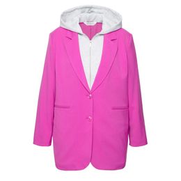 Studio Untold Blazer Damen Gr&ouml;&szlig;e 54/56 graumeliert / orchidee