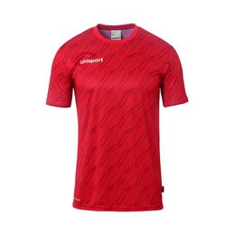 Uhlsport Sportshirt 'Progressive 28' Herren Gr&ouml;&szlig;e XL rot / dunkelrot / wei&szlig;