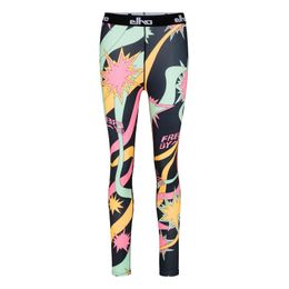 Elho Leggings 'VAIL' Damen Gr&ouml;&szlig;e S gelb / hellgr&uuml;n / pink / schwarz