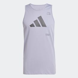 adidas Performance Funktionsshirt Herren Gr&ouml;&szlig;e S flieder / schwarz