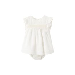 Mango Kids Kleid 'Sofia' M&auml;dchen Gr&ouml;&szlig;e 68 elfenbein / gold / wollwei&szlig;