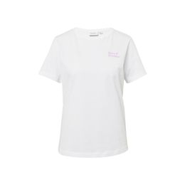 comma, Comma Casual Identity T-Shirt Damen Gr&ouml;&szlig;e S lavendel / schwarz / wei&szlig;