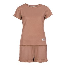 Doctor Nap Pyjama 'Doctor Nap' Damen Gr&ouml;&szlig;e XL beige Winterkleid